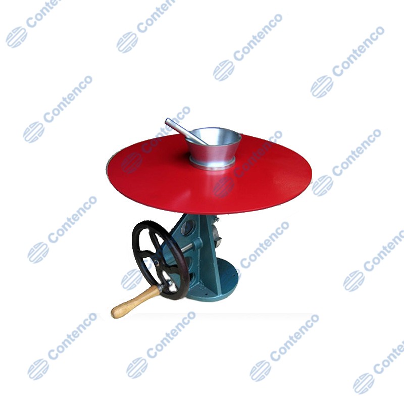 MESA PARA ÍNDICE DE CONSISTÊNCIA FLOW TABLE MANUAL PARA ARGAMASSA/CIMENTO PORTLAND - Contenco ...
